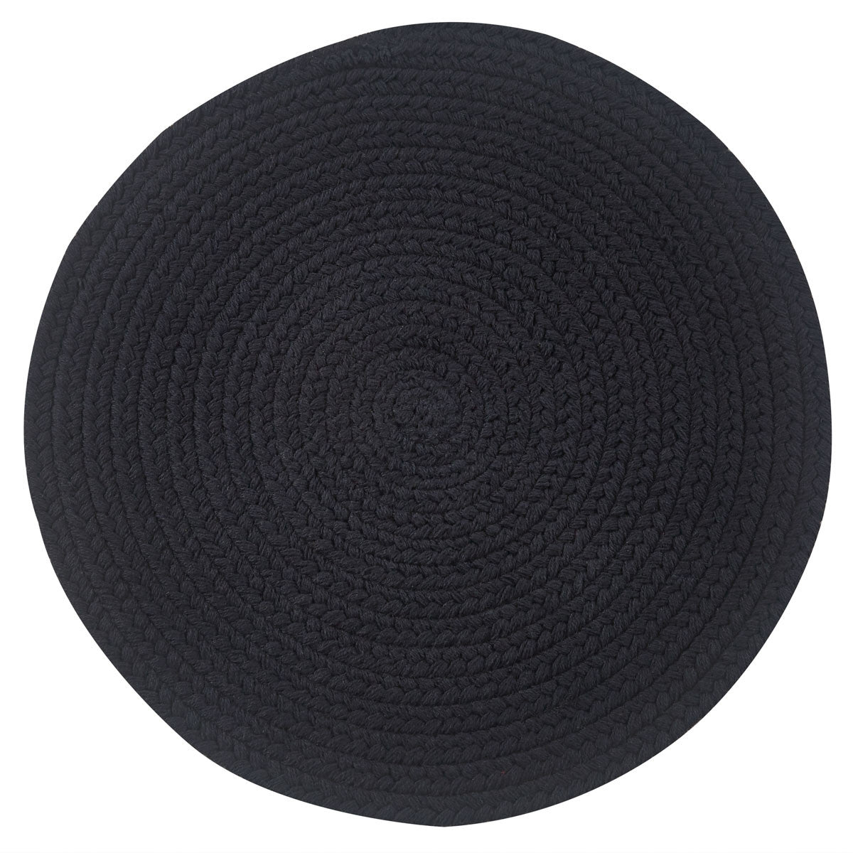 Essex Round Placemat - Black (Set of 4 ) – River Chic Designs