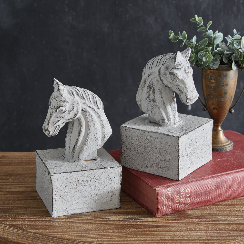 Roman Horse Bookends – River Chic Designs