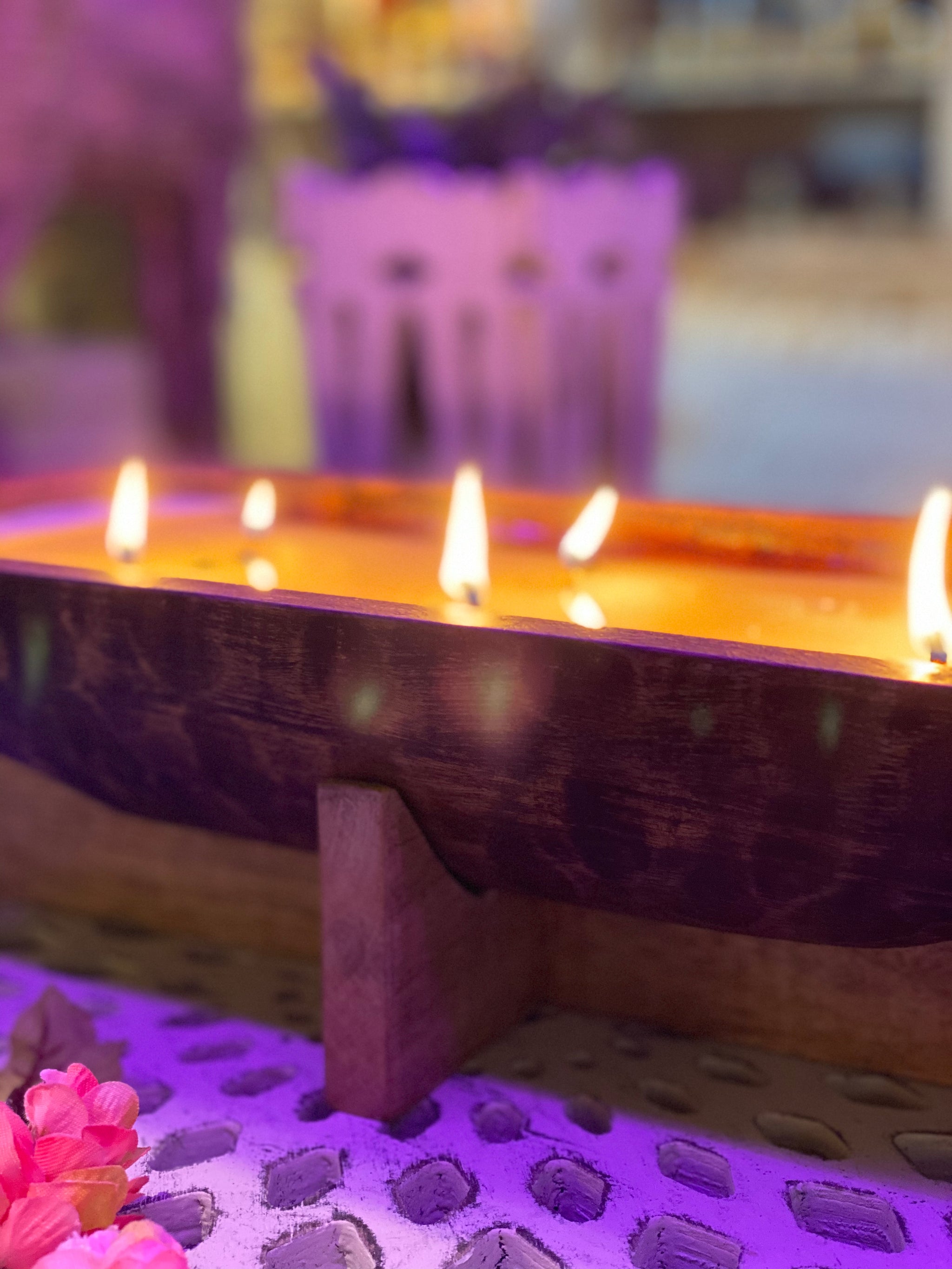 River Chic Candles - 6 Wick Indy Dough Bowl Candle - Barn Wood Brown ...